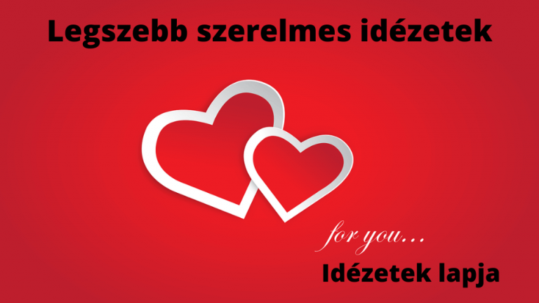 Legszebb szerelmes idézetek ⋆ Idézetek lapja